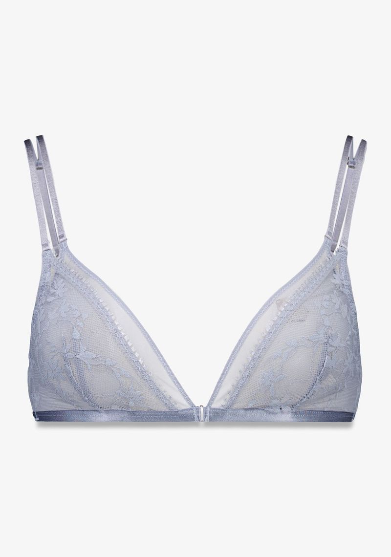 WomenSecret Sujetador triangular de encaje natural